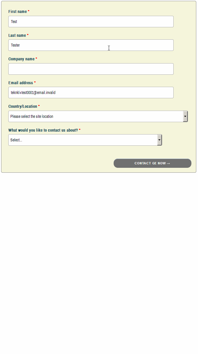 Solved: Change button color once all required fields are f... - Marketing Nation