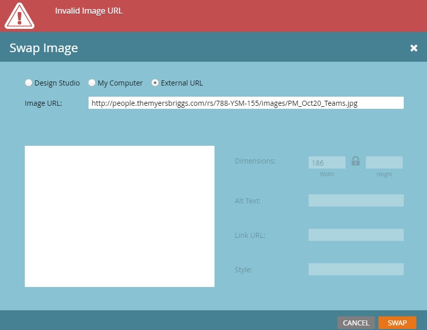 Invalid image URL - tried all solutions! - Marketing Nation