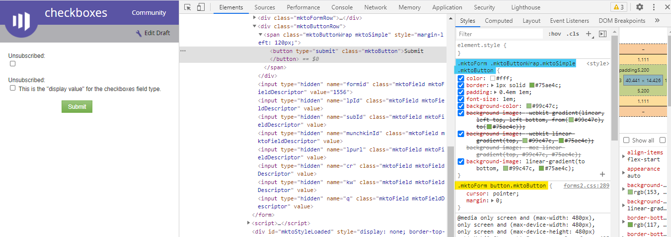 Solved: Custom Form Buttons - Marketing Nation