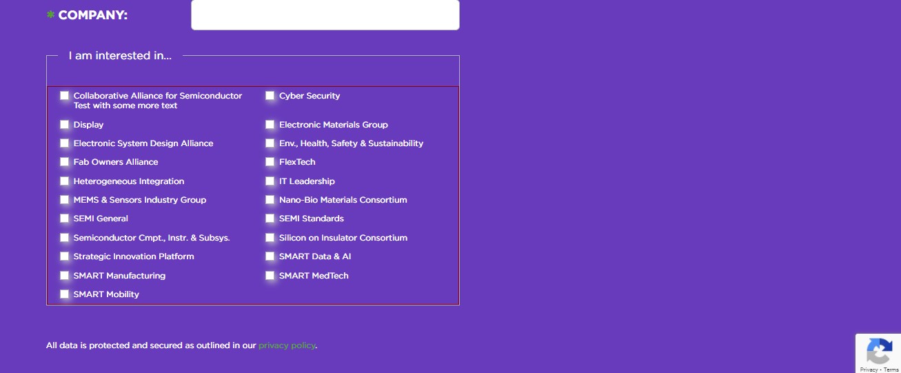 Solved: Make label wrap with two column checkboxes - Marketing Nation