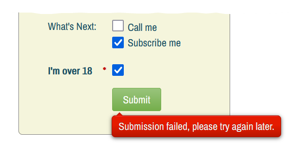 The dreaded “Submission failed, please try again” ... - Marketing Nation