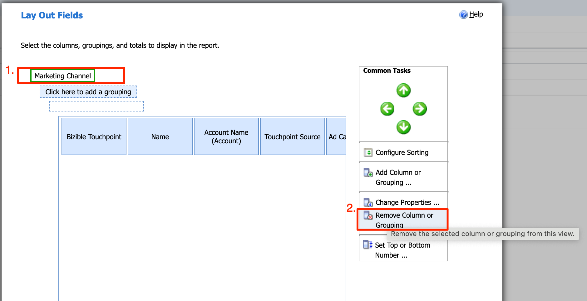 Marketo Measure (Bizible) Dynamics CRM Reports to Build