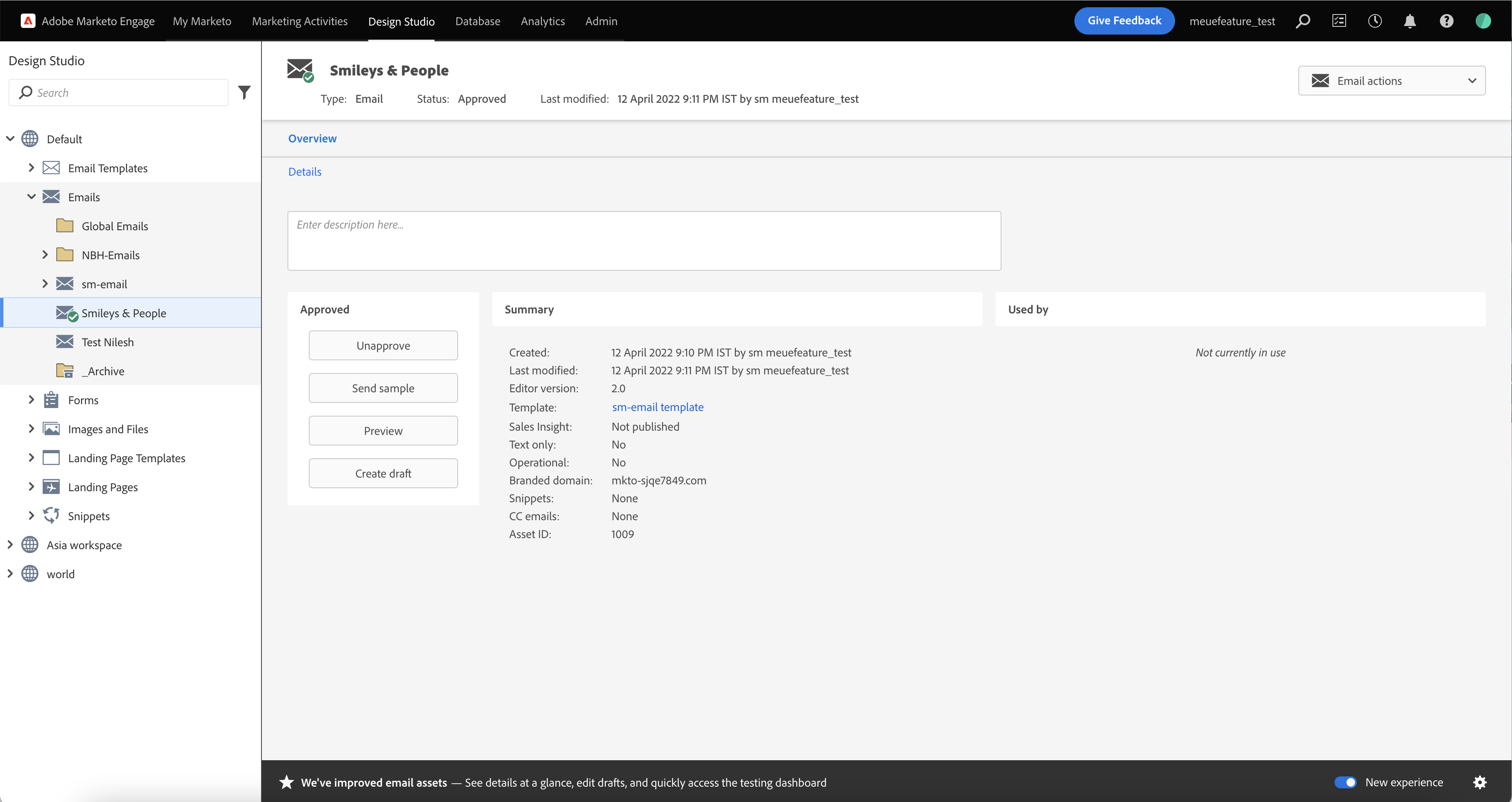 Marketo Engage Next Generation Experience: Email A... - Marketing Nation