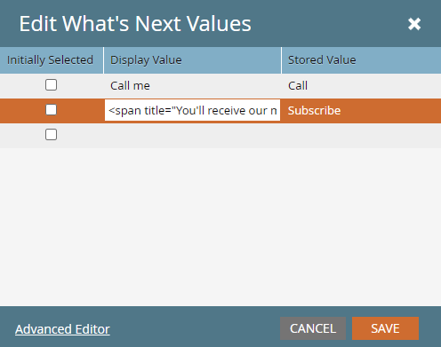Solved: Tooltip or Hover Text for Checkbox Values in a For ...