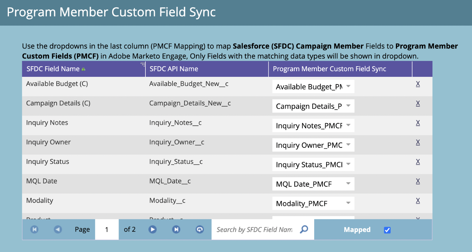 Marketo Program Member Custom Fields & Salesforce Campaign Member Fields