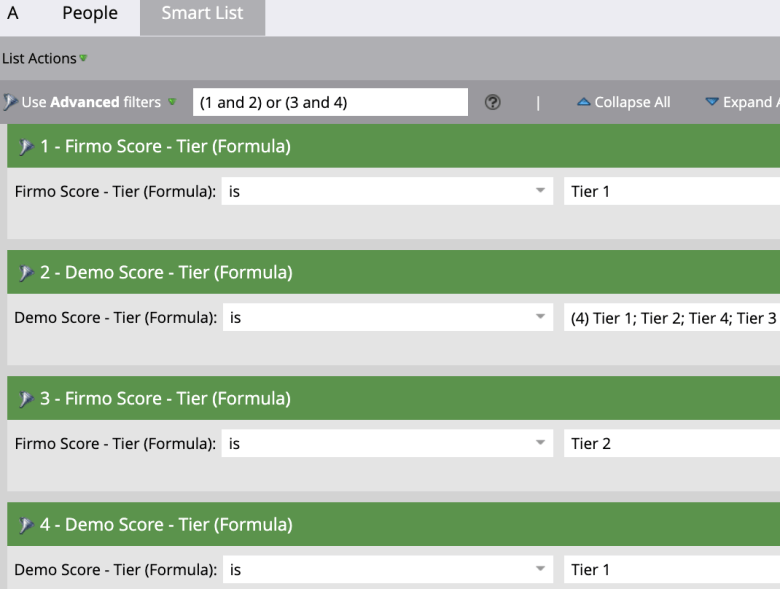 Lead Scoring Model #2: Demo & Firmo Field Scoring - Marketing Nation