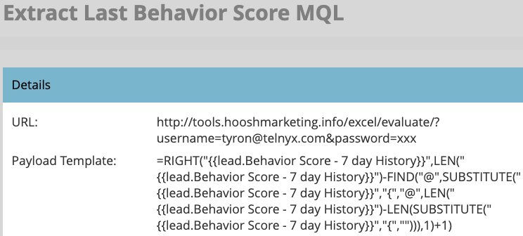 Activity Scoring Model - Marketing Nation