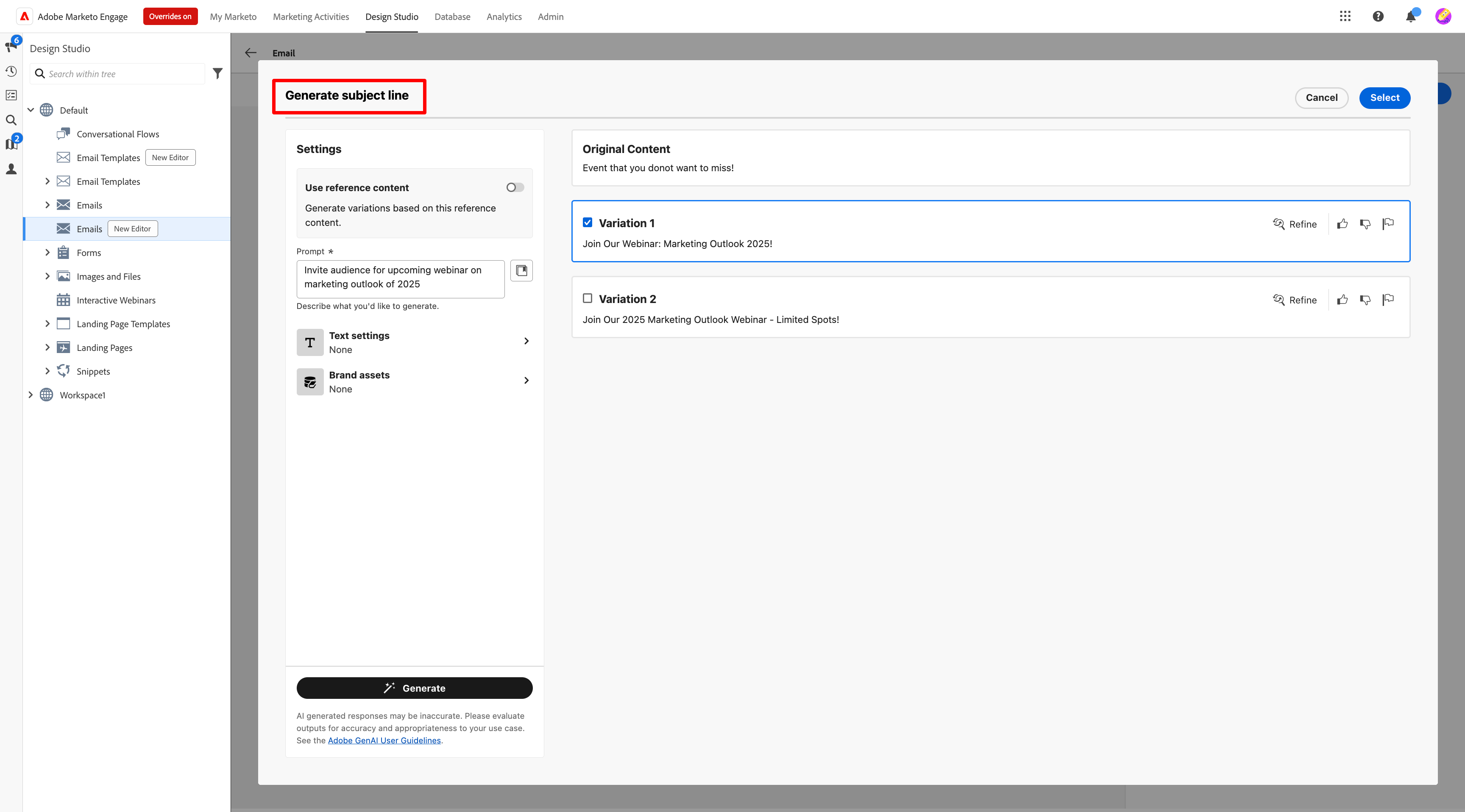 New Email Editor for Marketo Engage