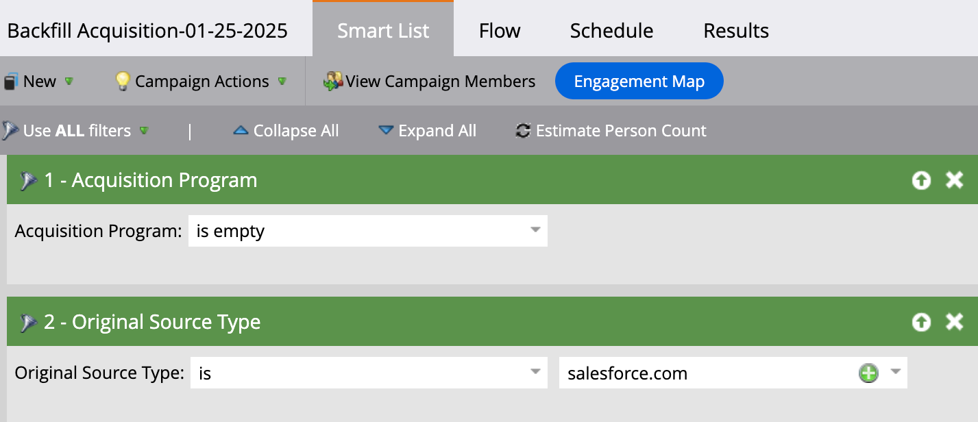 How to Backfill Marketo Engage Acquisition Program